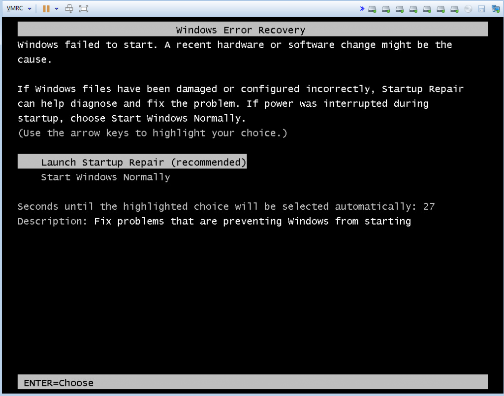 Windows Server stuck on Microsoft Corporation Logo – iTomation