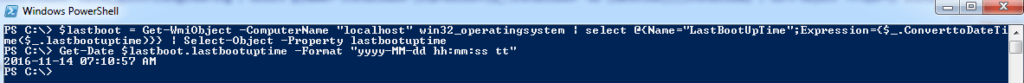 Get Last Patch Date Remotely Using Powershell Itomation