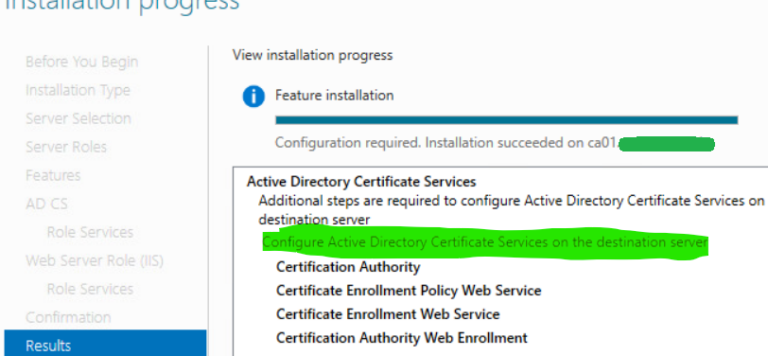 Migrate Microsoft CA to New Server – iTomation