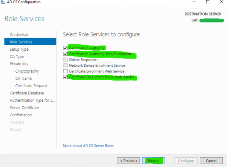 Migrate Microsoft CA to New Server – iTomation