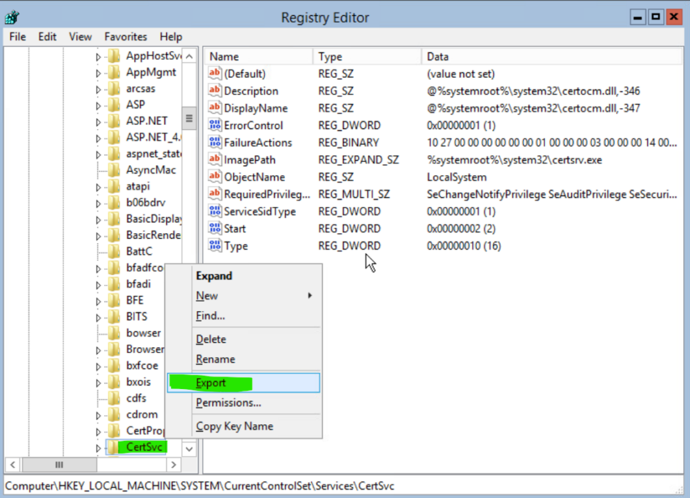 Migrate Microsoft CA to New Server – iTomation