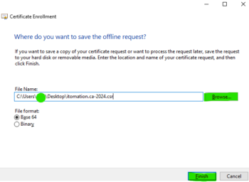 Generate CSR on Windows Server – iTomation