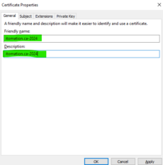 Generate CSR on Windows Server – iTomation
